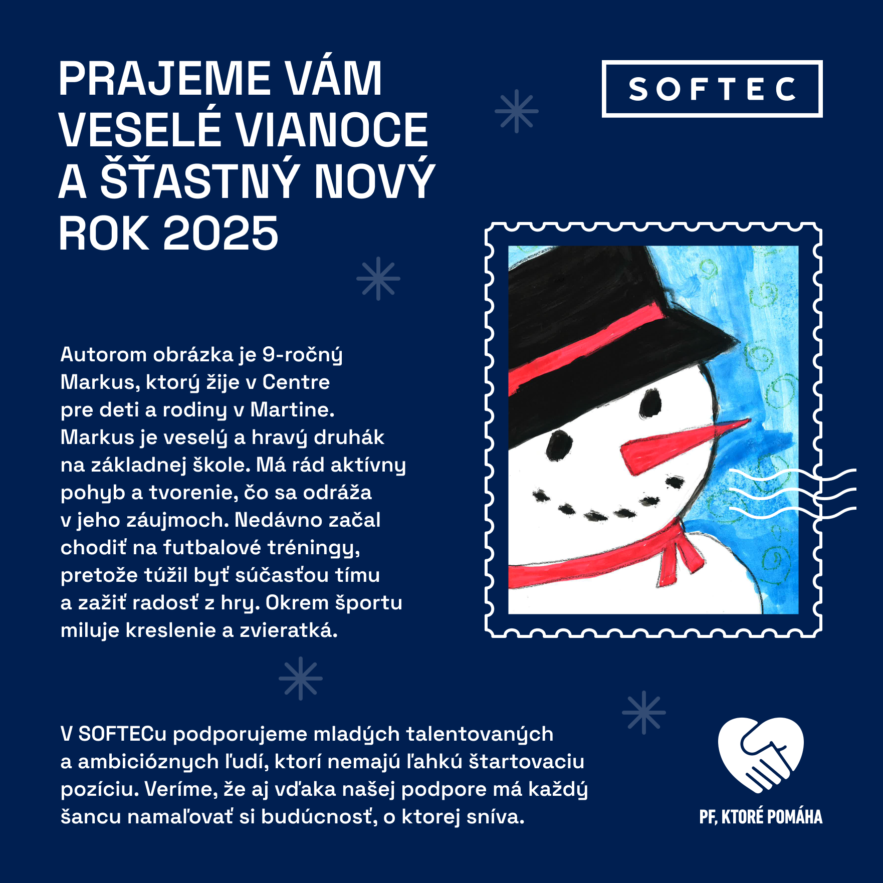PRAJEME VÁM VESELÉ VIANOCE A ŠŤASTNÝ NOVÝ ROK 2025 | Softec